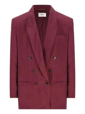 Saint Laurent Double-breasted Jacket - Pink & Purple