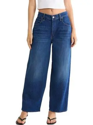 MOTHER The Delinquent High Waist Ankle Wide Leg Jeans - Made In The Shade