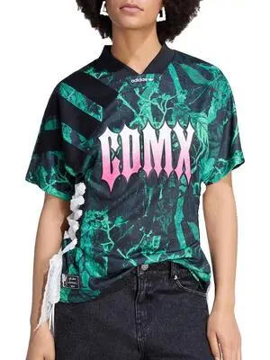 ADIDAS ORIGINALS Cdmx Graphic Reconstructed Jersey T-shirt - Multicolor