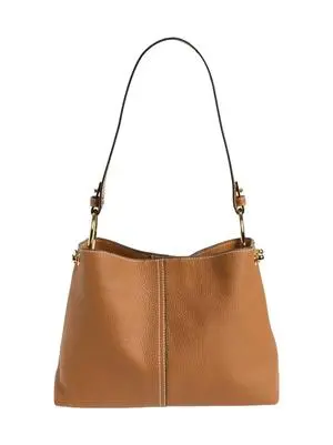 Strathberry Lana Leather Hobo Bag - Tan