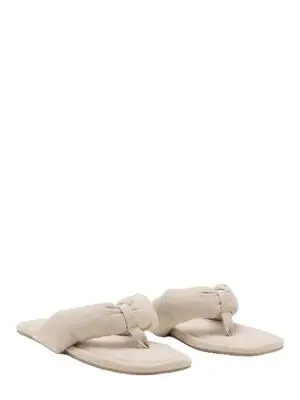 Mango Padded Flip Flop - Beige
