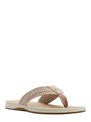Sperry Seafish 3 Perforated Flip Flop - Light Pink
