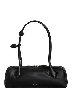 Alaïa Medium Lambskin Le Teckel Shoulder Bag - Black