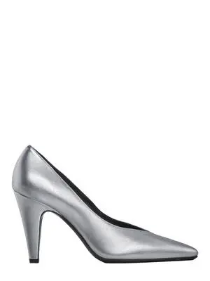 Alaïa Metallic Leather Cone Pumps 90 - Black