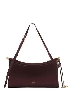 Alaïa Le Click Pocket 35 Leather Shoulder Bag - Red