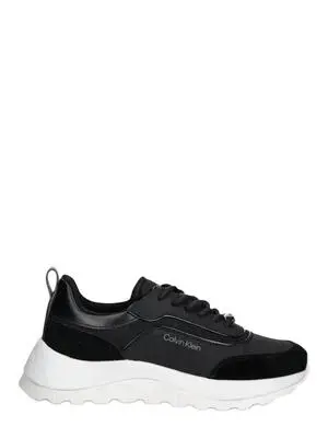 Calvin Klein Leather Sneakers - Black