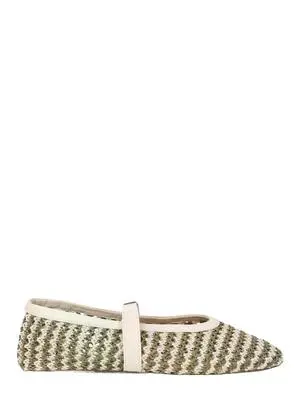 Gcds Woven Ballet Flats - Neutrals