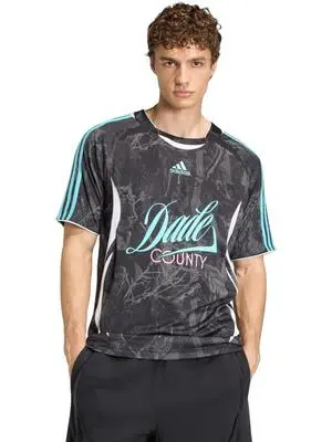 Adidas Graphic Jersey - Black / Pulse Aqua