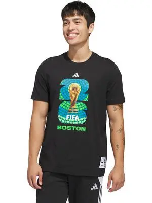 Adidas Fifa World Cup 26™ Host City Boston Graphic T-shirt - Black
