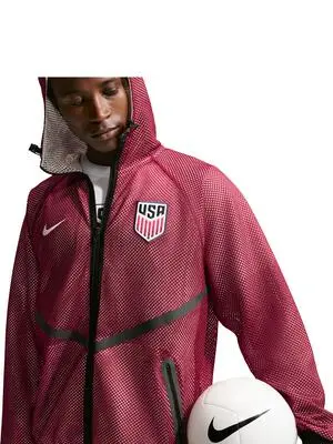 Nike Usmnt Dri-fit Soccer Anthem Jacket - Red
