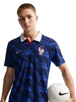 Nike France National Team 2026 Match Home Aero-fit Soccer Jersey - Blue