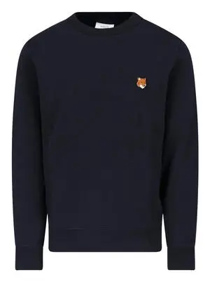 Maison Kitsuné Fox Head Sweatshirt - Black