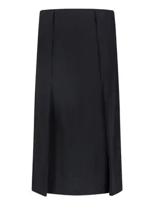 Attico The Attico Midi Skirt Black