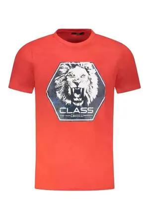 Roberto Cavalli Graphic-print T-shirt Red