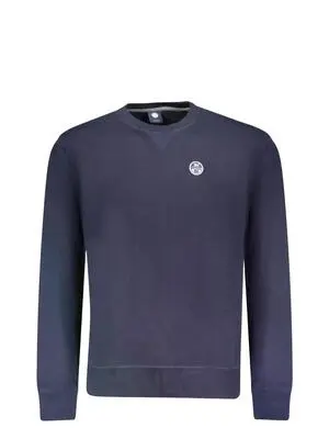 NORTH SAILS Logo-patch Crew-neck Sweatshirt - Blue
