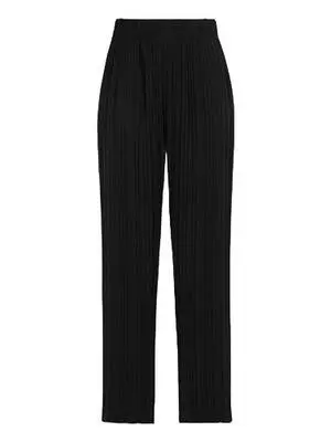 Alpha Studio Straight-leg Crepe Pants - Black