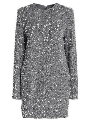 Elisabetta Franchi Sequin Mini Dress - Silver