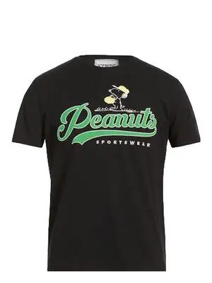 Iceberg Peanuts Man T-shirt Black Size S Cotton, Polyester Black