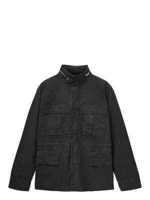 ALLSAINTS Organic Cotton Valen Jacket - Black