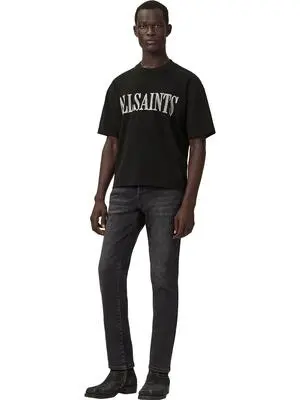 ALLSAINTS Dash Short Sleeve Boxy T-shirt - Black