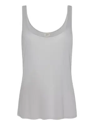 L'Agence Celia Scoop Neck Tank Light Pewter