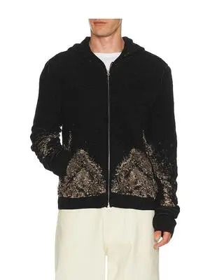ISA BOULDER Loopfront Hoodie - Black Rust