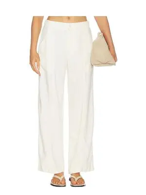 Simkhai Langston Linen Utility Pant - Ecru