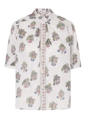 Alix Of Bohemia Winnie Mist Printed Shirt - White