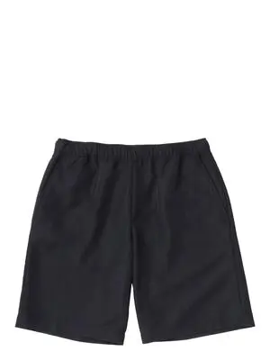 VOWELS Dry-Touch Wool Easy Shorts Black
