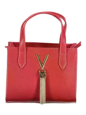 MARIO VALENTINO Mini Tote Bag With Logo Detail - Red