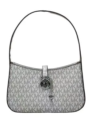 Michael Kors Monogram Shoulder Bag White
