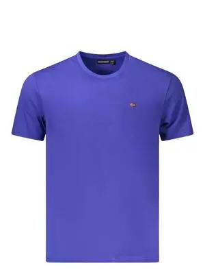 NAPAPIJRI Logo-embroidered T-shirt Blue
