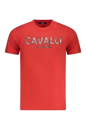 Roberto Cavalli Logo-print T-shirt - Red