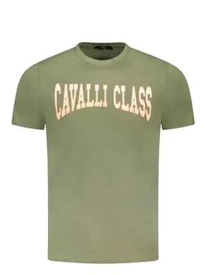 Roberto Cavalli Logo-print T-shirt - Green