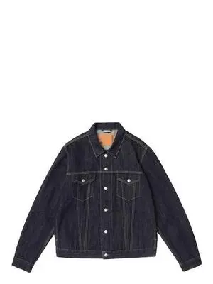 VOWELS Classic Trucker Denim Jacket - Indigo