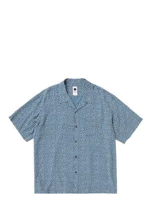VOWELS Short Sleeve Deer Shirt - Navy