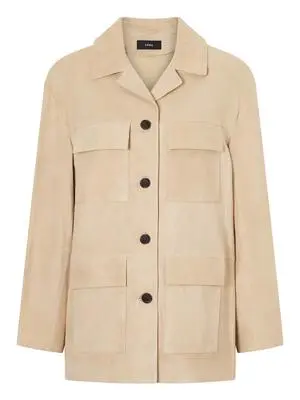 ARMA Sendy Suede Jacket - Neutrals