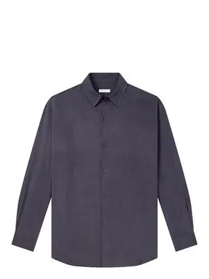 KAPTAIN SUNSHINE Silk-gabardine Shirt - Gray