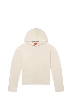 424 Cotton-blend Bouclé Hoodie - Neutrals