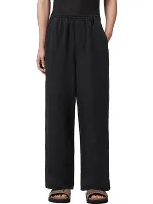 ALLSAINTS Korten Wide Leg Pull-On Pants Black