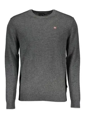 NAPAPIJRI Logo-detail Crew-neck Sweater - Grey