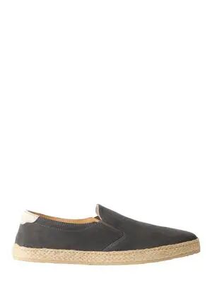 Brunello Cucinelli Suede Espadrilles - Gray