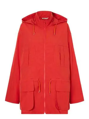 Auralee Cotton Sahariana Jacket - Red