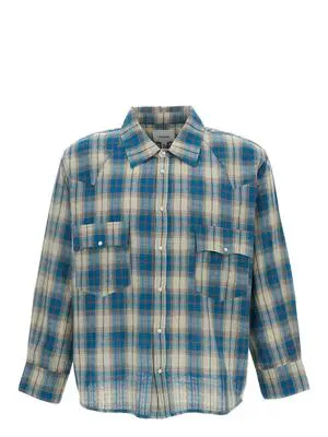 FOUND Flannel Shirt - Blue