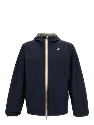 K-WAY Jake Plus 2.0 Double-Face Jacket Blue