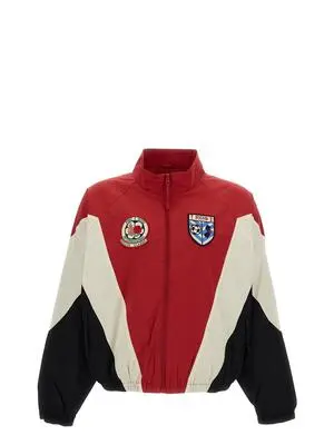 FOUND Gym Jacket Pine And Rose - Red