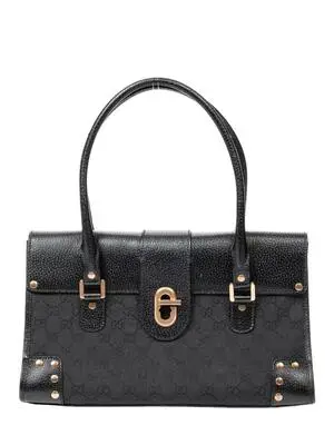 Gucci Monogram Tote Bag - Black
