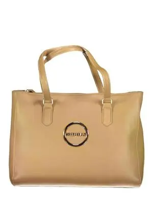 MARIO VALENTINO Logo-plaque Tote Bag - Yellow