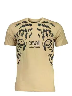 Roberto Cavalli Tiger-print T-shirt Neutrals