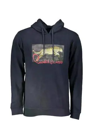 Roberto Cavalli Cheetah-print Hoodie - Blue